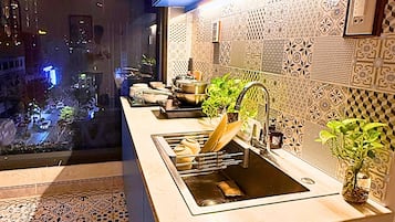 Quarto quádruplo família, cozinha | Cozinha privada