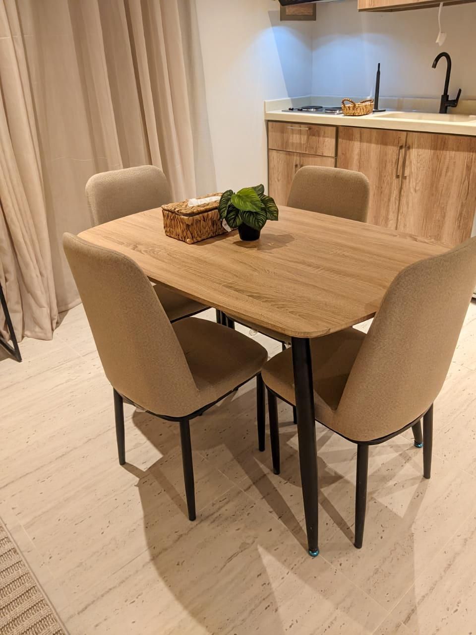 Opções para refeição no quarto