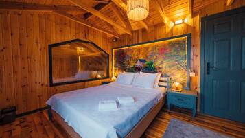 Bungalow Deluxe, vista para a montanha | Wi-fi grátis, roupa de cama fornecida