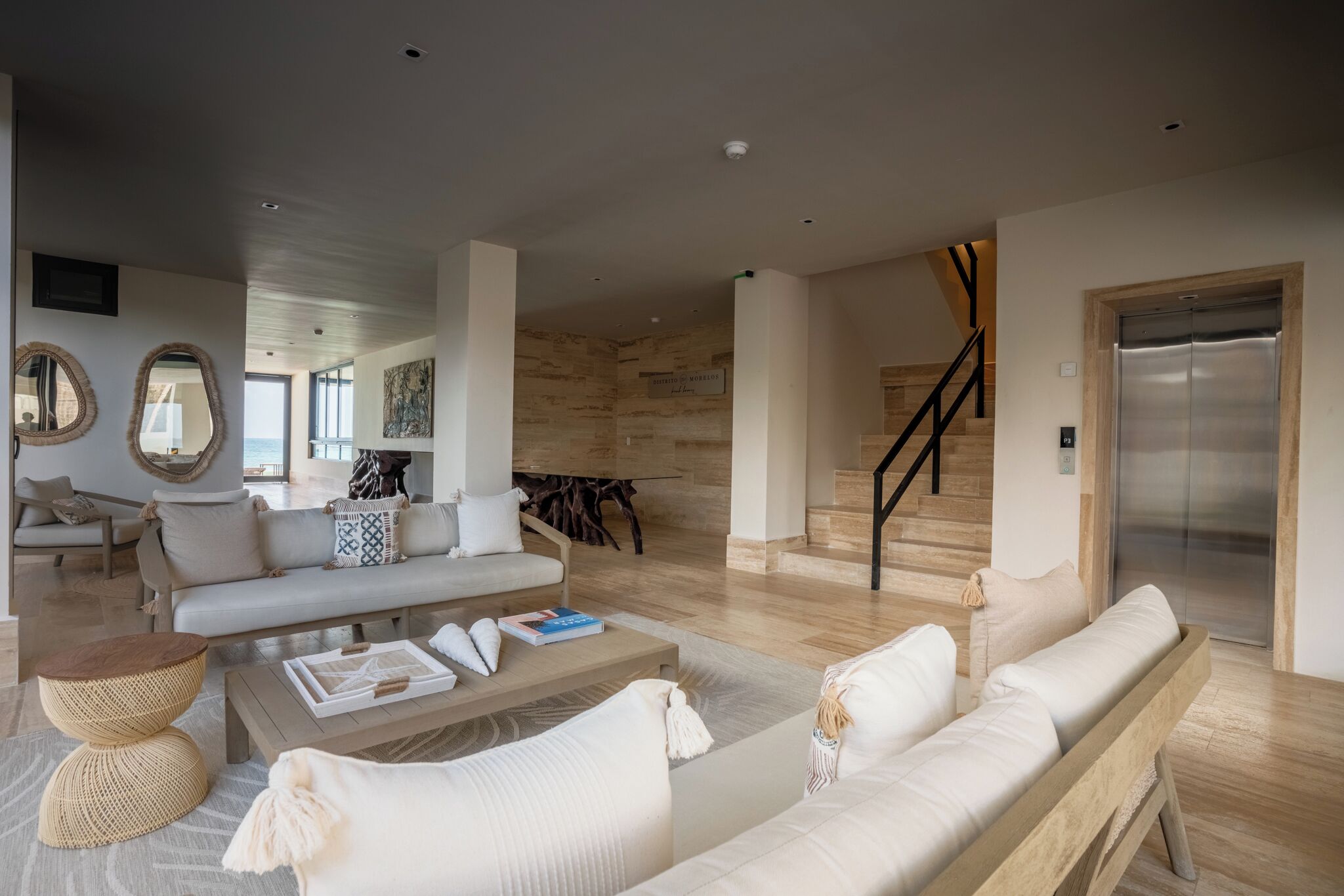 Lujoso Apartamento Moderno Frente Al Mar - Vista Increible Amanecer Y Atardecer - Puerto Morelos