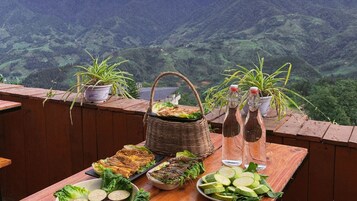 Refeições ao ar livre