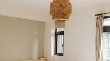 Quarto casal luxo, sacada