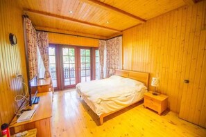 Cabana luxo, vista para o jardim | 1 quarto, Wi-Fi de cortesia