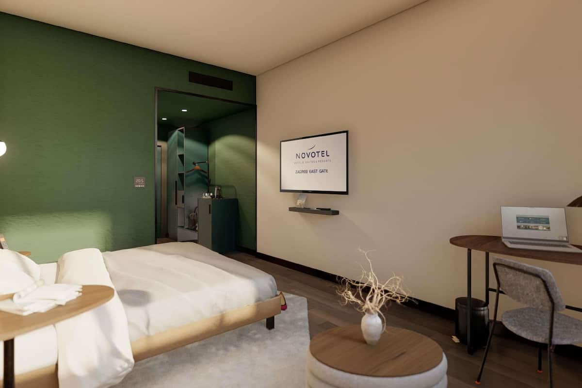 Quarto standard, 1 cama de casal, acessível | Roupas de cama premium
