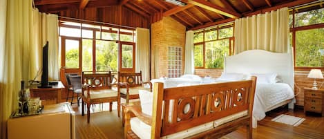 Suite Panorâmica, lanai (alpendre havaiano) | 1 quarto, Wi-fi grátis, roupa de cama fornecida