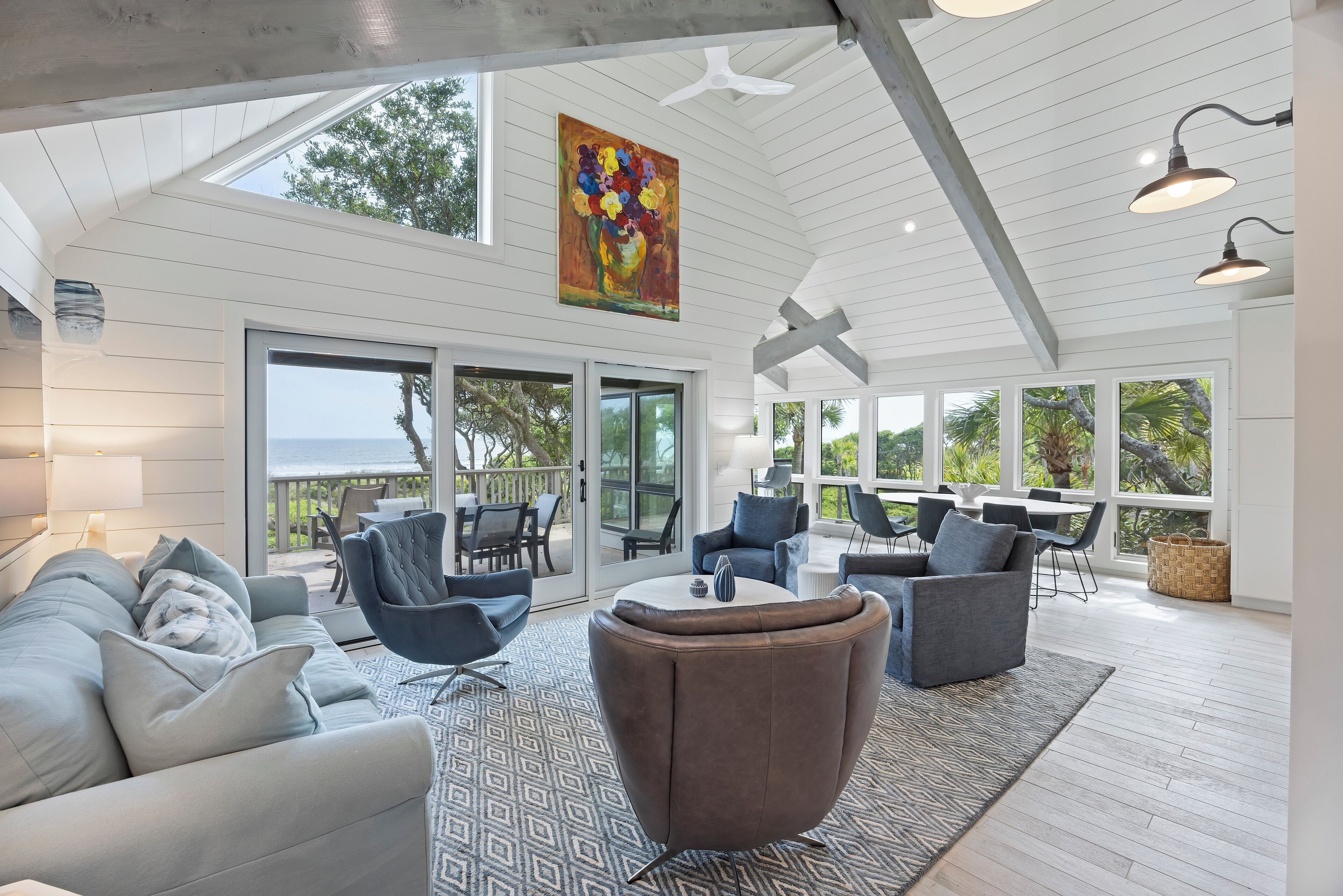 Luxurious Seascape Villa In West Beach! Beachside, Ocean Views- Kiawah Island - Kiawah Island, SC