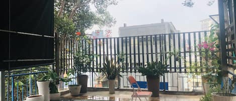 Terraço no piso superior