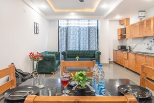 Apartamento Premium, 3 quartos, varanda, vista para a montanha | Wi-fi grátis 