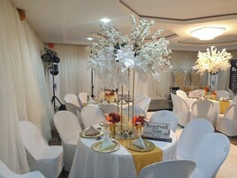 Espaço interior para casamentos