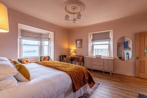 Quarto casal superior, vista para o mar | Roupas de cama de algodão egípcio, roupas de cama premium