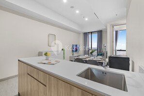 Apartamento, 2 quartos, vista para a cidade | Cozinha privada