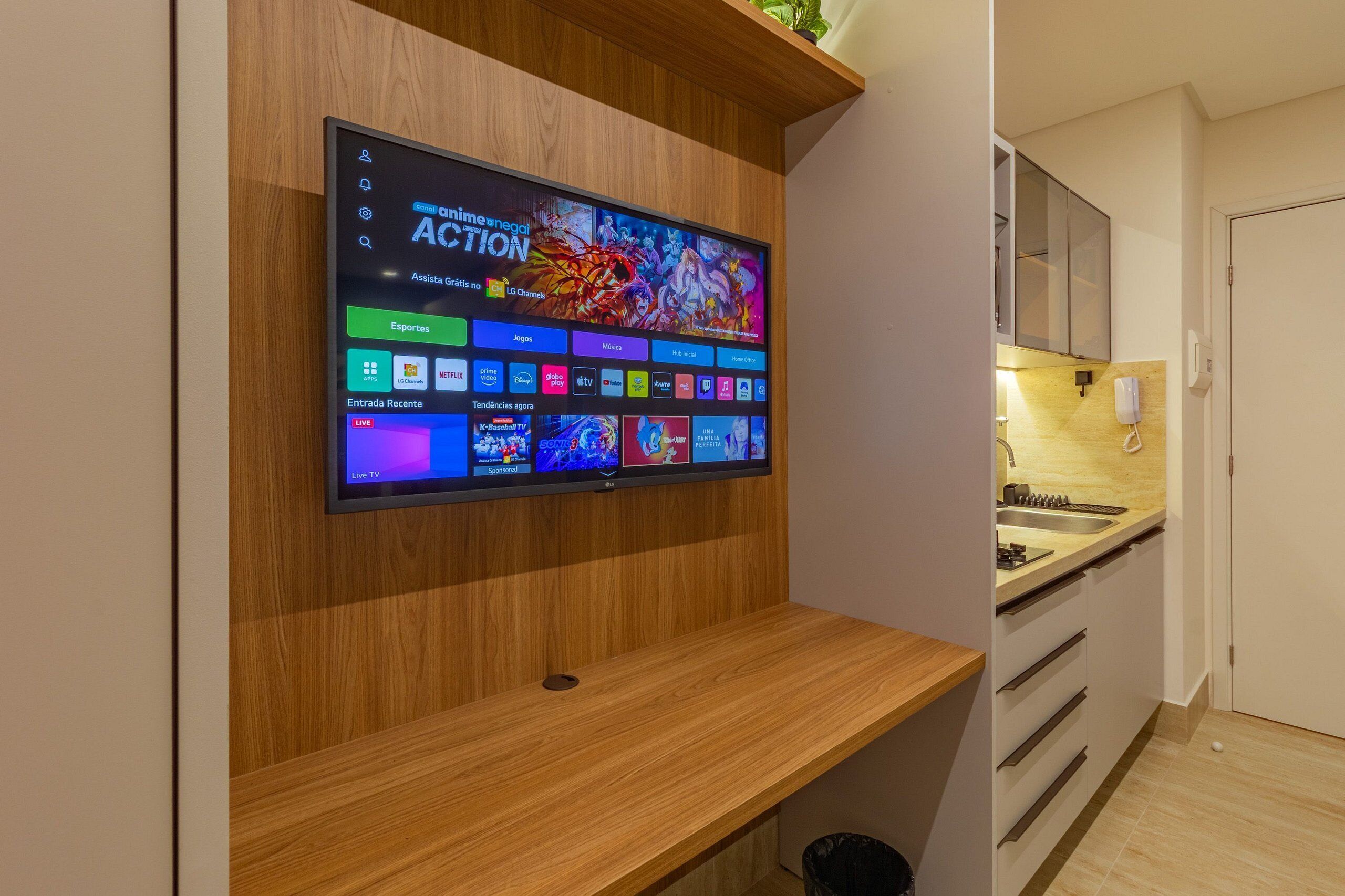 Apartamento conforto | Cozinha privada | Geladeira, micro-ondas, torradeira