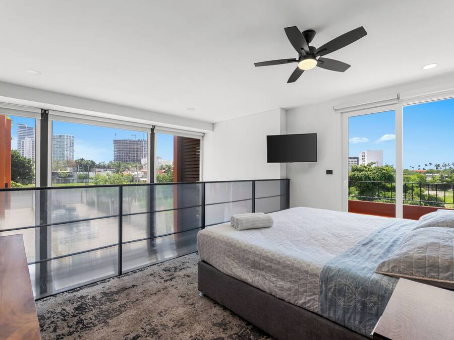 Roupas de cama premium, cofres nos quartos