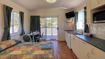 Cabana standard, sacada | 1 quarto, Wi-Fi de cortesia