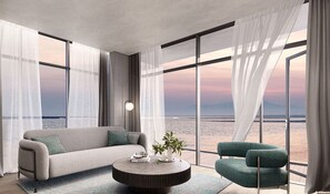 [Hotel] Deluxe Suite(Ocean/2Doubles,1Single) | Wi-fi grátis 