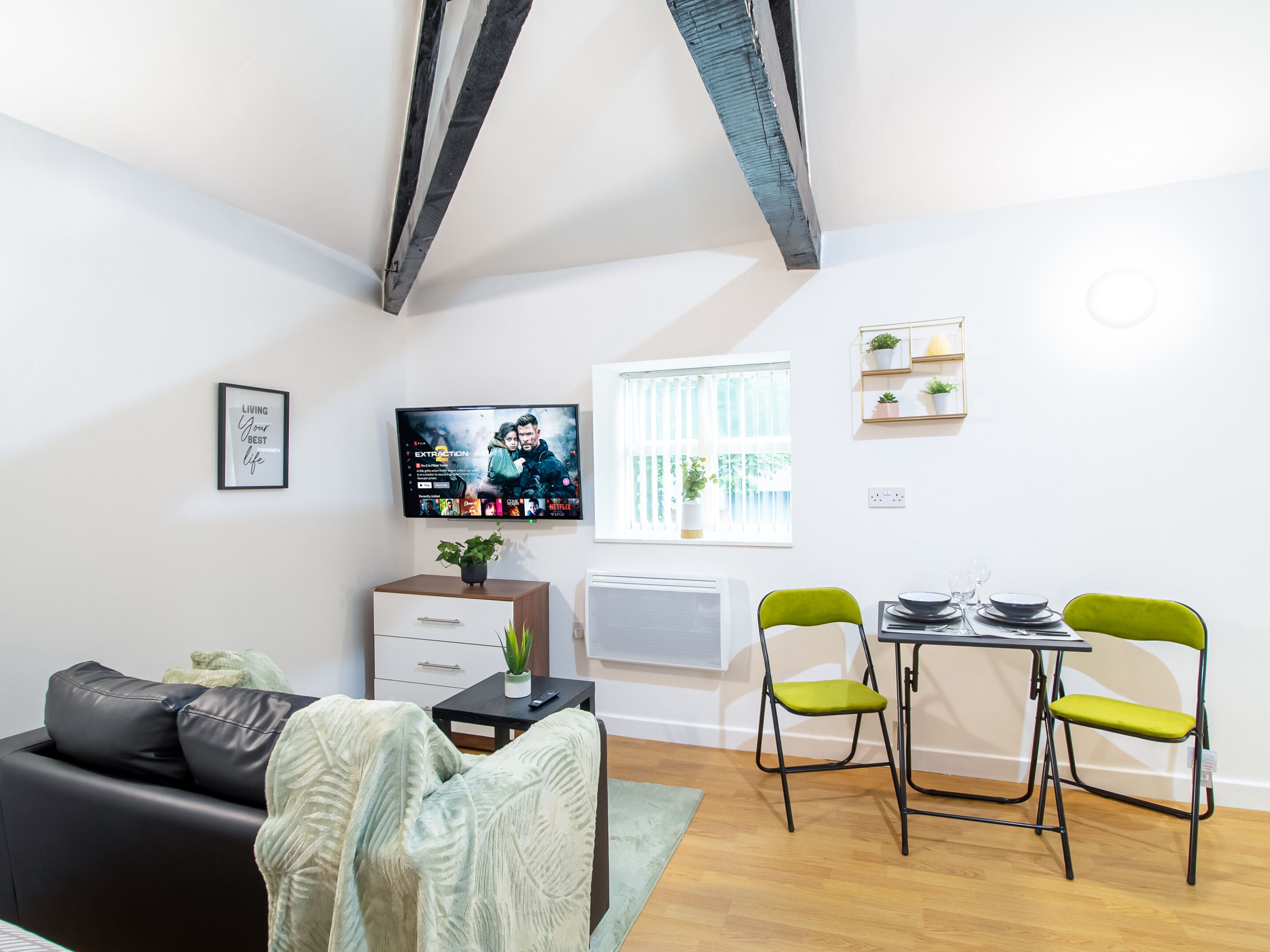 Estudio-apartamento-baño Privado Con Ducha-vista A La Calle-free Private Park... - Leeds