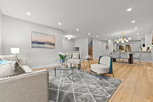Suite Comfort, 3 quartos, vista para o jardim | Sala de estar