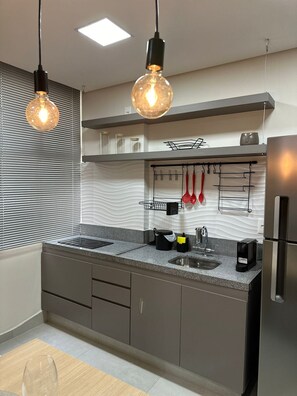 Apartamento Deluxe | Cozinha privada