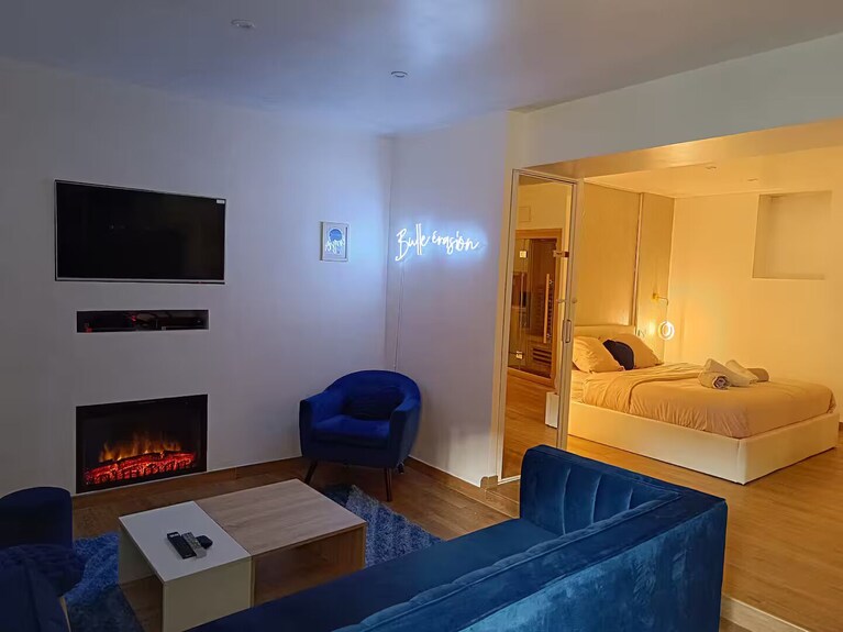 Suite « Bulle éVasion » Loft Spa : Jacuzzi Et Sauna - Triel-sur-Seine