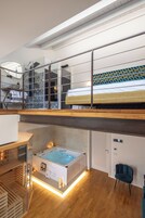Suíte executiva, vista para a cidade | Cofres nos quartos, cortinas blackout, quartos à prova de som