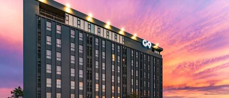 Vista para o campo desde o alojamento