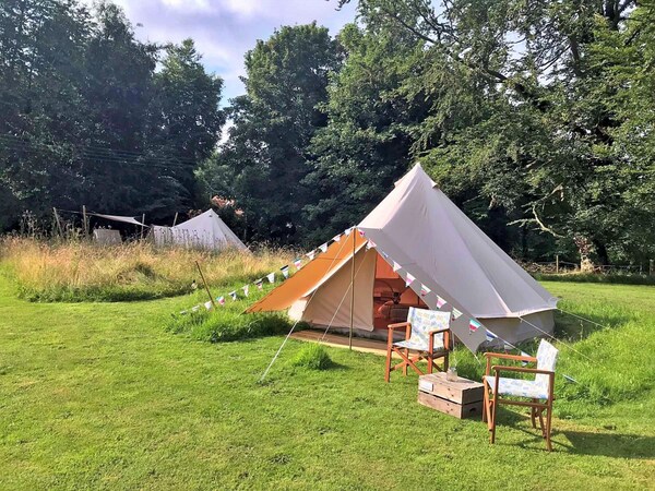 Luxury Bell Tent In Norfolk With Scenic Garden - Norfolk
