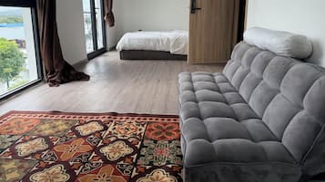 Quarto Duplo Familiar, varanda, vista para o resort | Cozinha privada | Um frigorífico (a pedido)