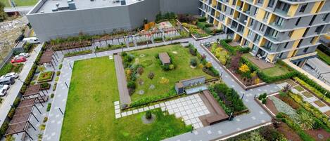 Apartamento de Luxo, varanda, Vista para a cidade | Terraço/pátio interior