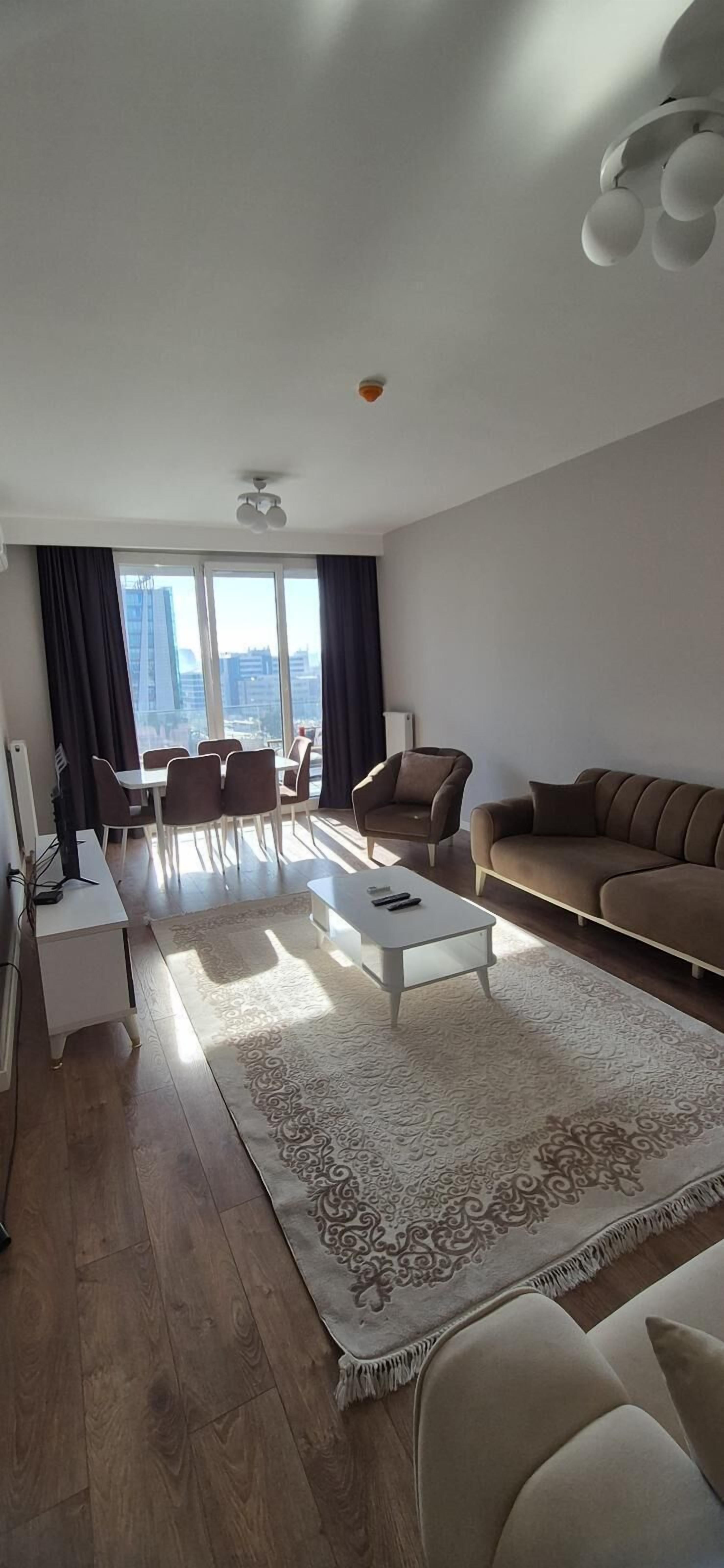 Apartamento de Luxo, varanda, Vista para a cidade | Sala de estar