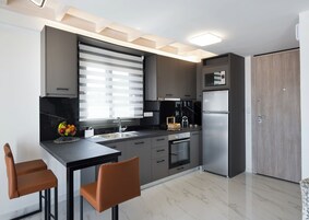 Dúplex Deluxe, vista para o mar | Cozinha privada