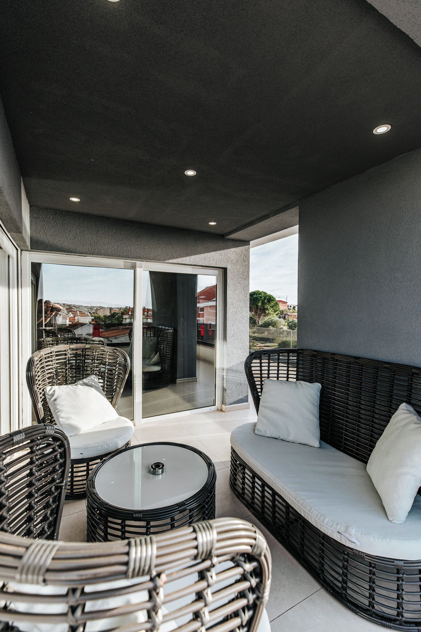 Cobertura, sacada, vista para a cidade | Terraço/pátio