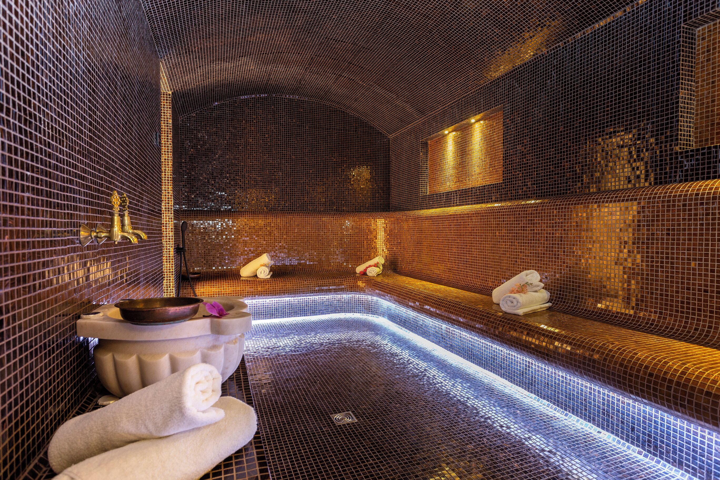 Hammam, tratamentos corporais, hidroterapia, aromaterapia 