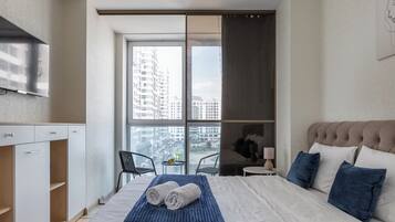 Apartamento Comfort, varanda, Vista para a cidade | Ferro/tábua de engomar, Wi-fi grátis