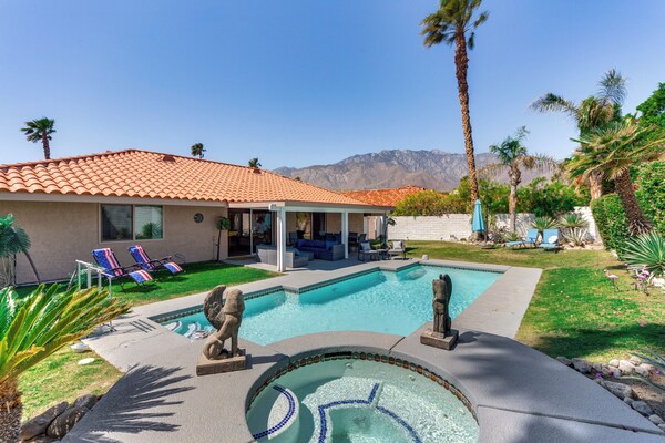 Game Room, Hot Tub & Mtn Views: Palm Springs Gem - Joshua Tree National Park