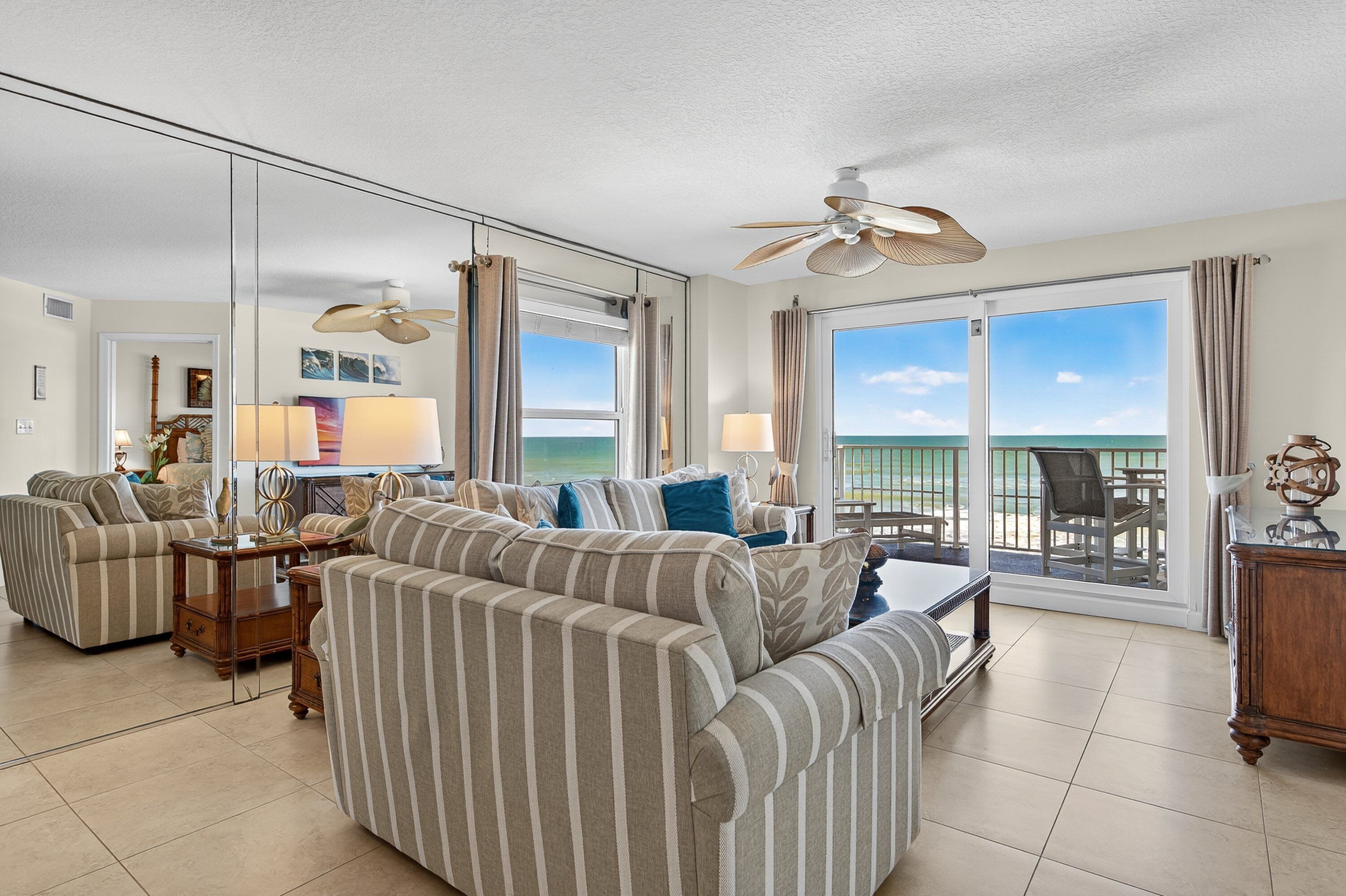 Updated Direct Oceanfront 2/2, Corner Condo With Private Balcony, Heated Pool And Garage - Ormond Beach, FL