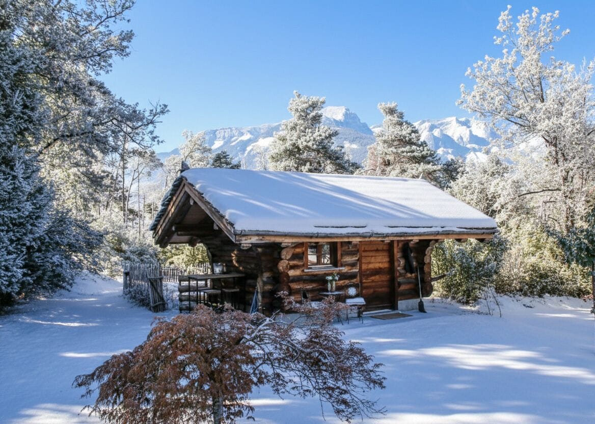 Cabana luxo, 1 quarto, vista para a montanha | 1 quarto, roupas de cama premium, individualmente decorados