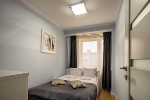 Apartamento urbano | Roupas de cama antialérgicas, ferros/tábuas de passar roupa