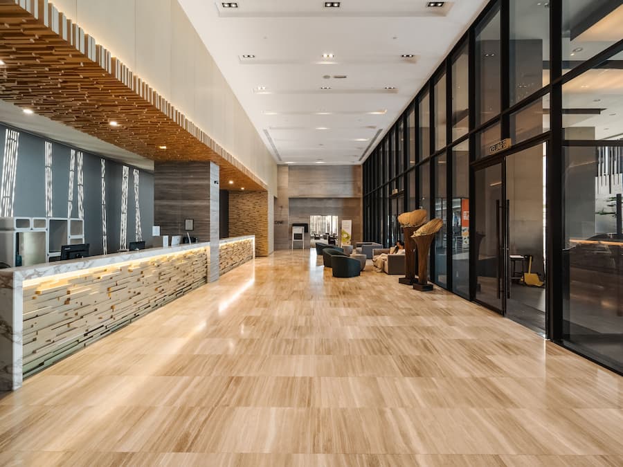 Sala de estar do lobby