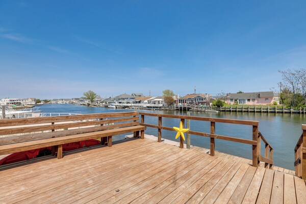 Deck & Dock: Home In Little Egg Harbor Township - Long Beach Island, NJ