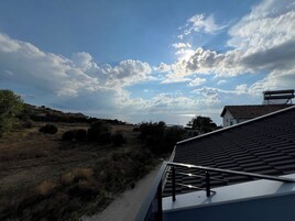 Vila luxo, vista para o mar | Terraço/pátio