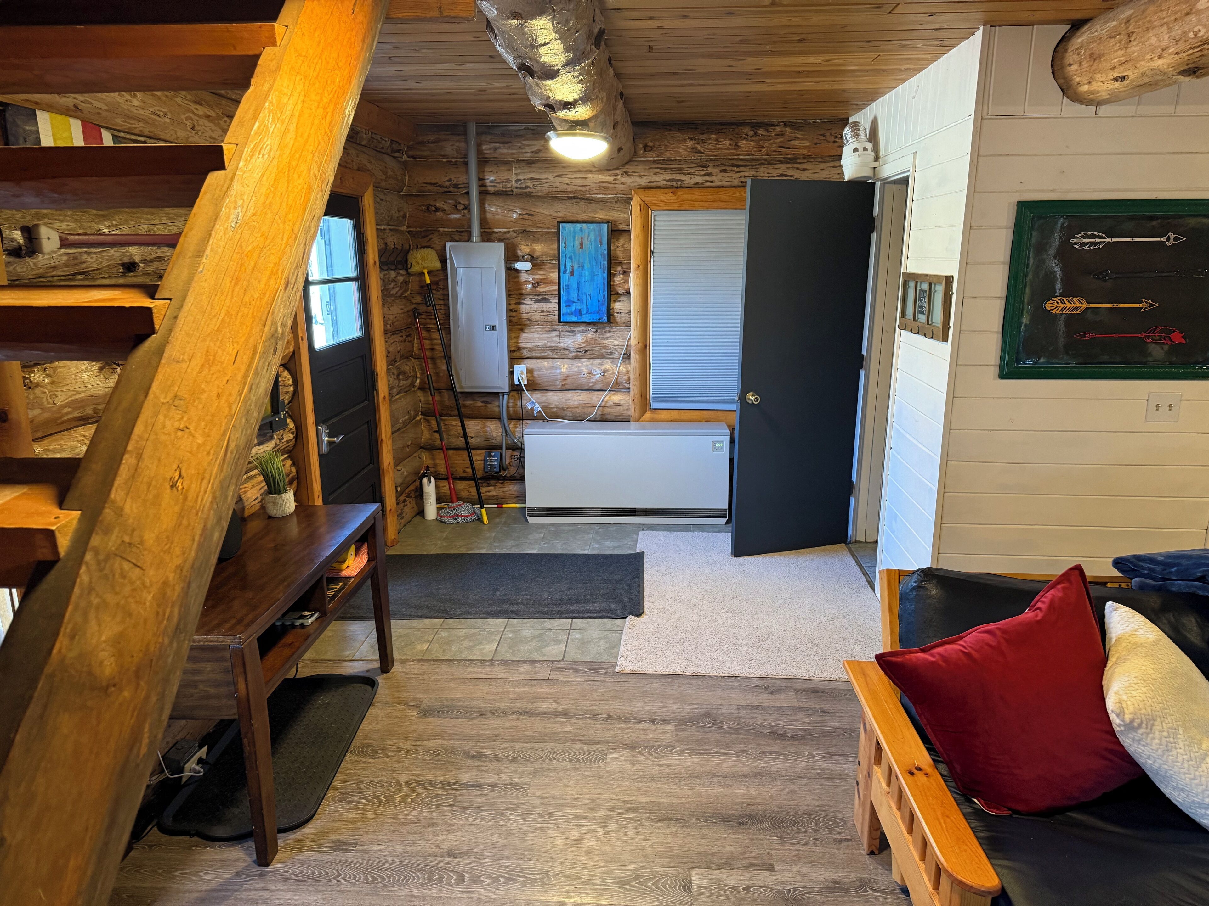 Modern Rustic Authentic Log Cabin On Borden Lake. - 明尼蘇達州