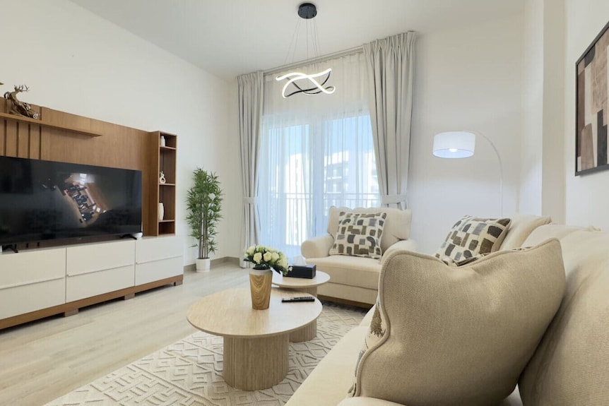 Modern 1br Apartment In Waters Edge Yas Island - Aéroport d'Abou Dabi (AUH)