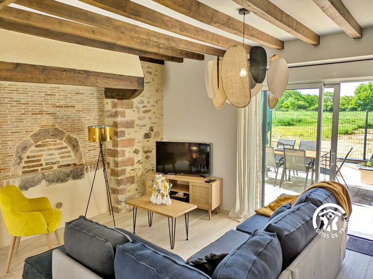 Charmant Gîte Rural Pour 6 Pers., Animaux Admis, Wifi, Parking Privé - Mayenne