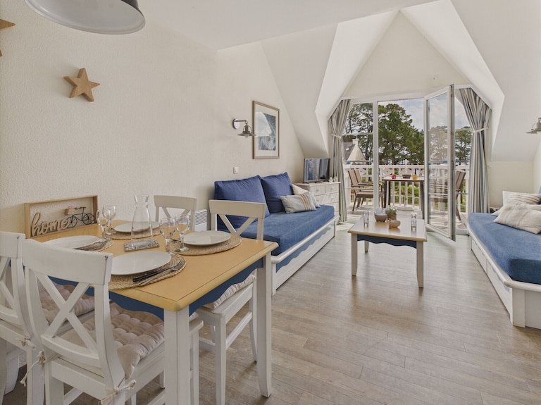 Balcón Con Vistas Al Mar Y A La Piscina Para 4 - Concarneau