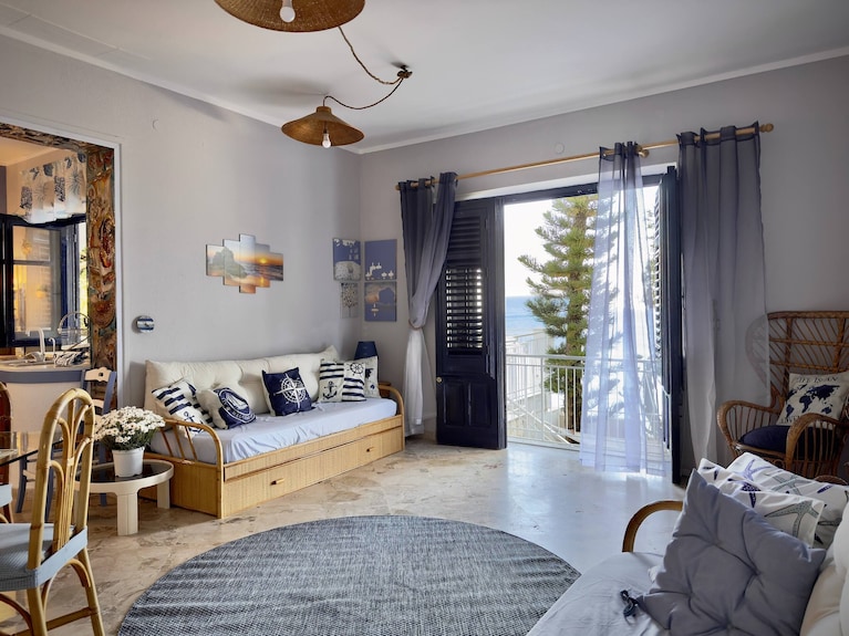 Seaview Villa In Natural Reserve Capo Zafferano, Private Access To Sea - Santa Flavia