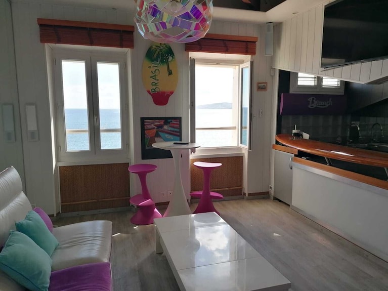 Appart Atypique 2 Chambres Esprit Bateau Vue Mer - Saint-Raphaël