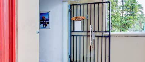 Entrada do alojamento