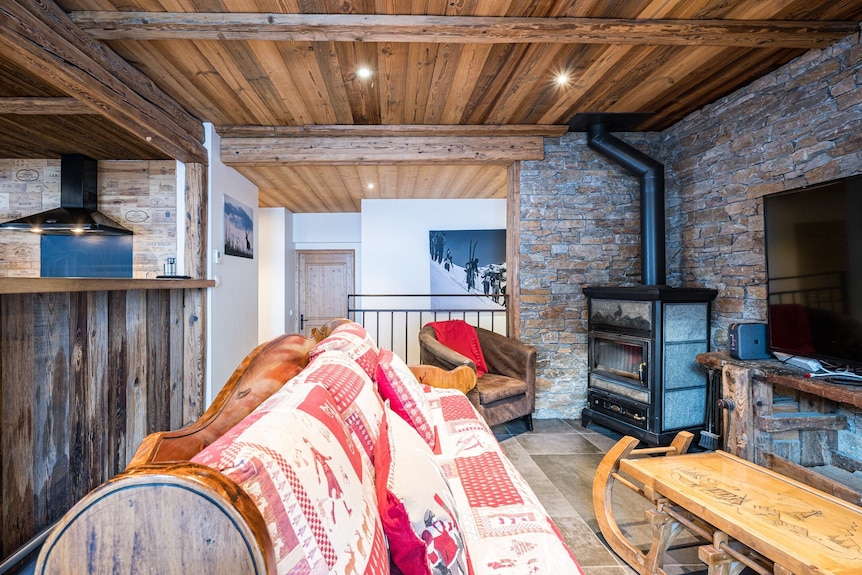 Appartement "La Source" Avec Vue Sur Les Montagnes, Terrasse Privée Et Wi-fi - Valmeinier