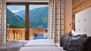 Chalé | 4 quartos, roupa de cama