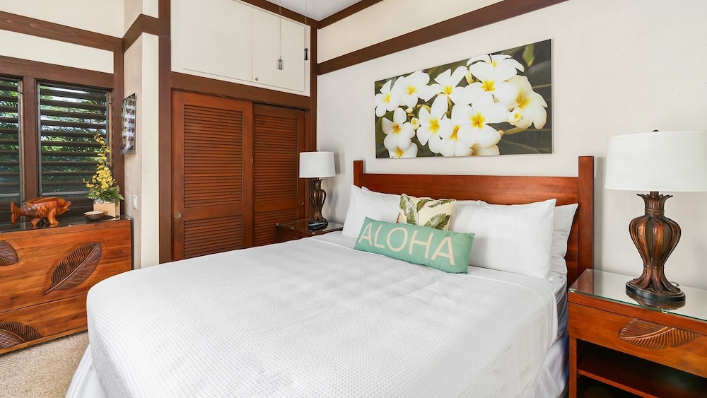 Beautiful ground floor unit at Kiahuna plantation with A/C. - Koloa | Vrbo